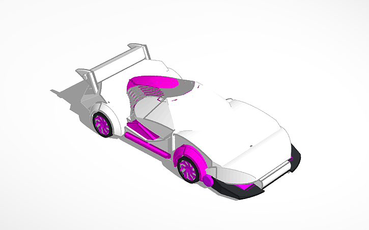 3D design Concept Supercar | Tinkercad