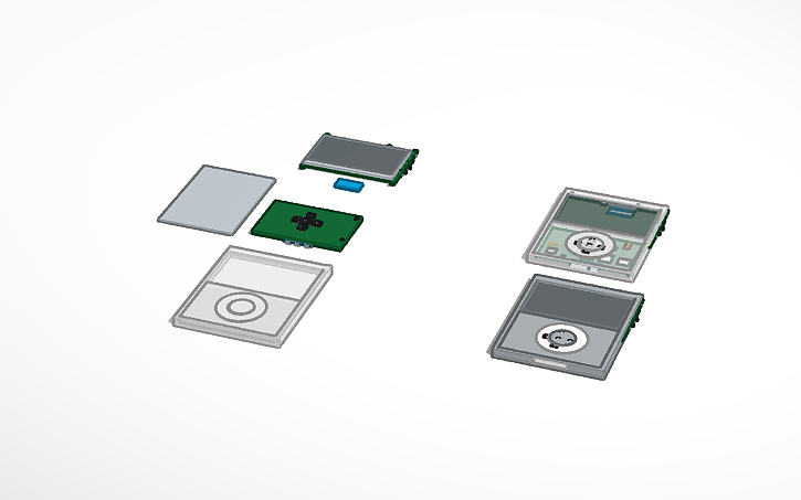 3D design Ipod classic with internal components | Tinkercad