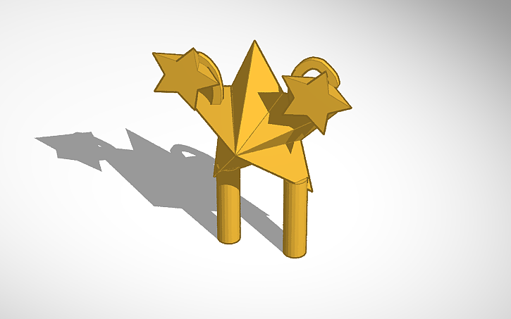 3D design Awesome trophy - Tinkercad