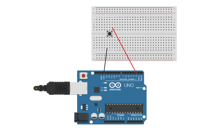 Circuit design Non_blocking_delay_with_up_down_counter - Tinkercad