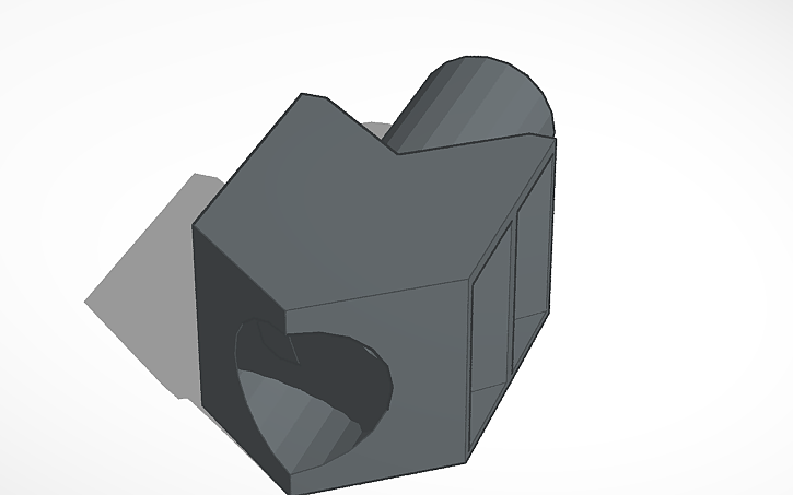 3D design Muzzle brake - Tinkercad