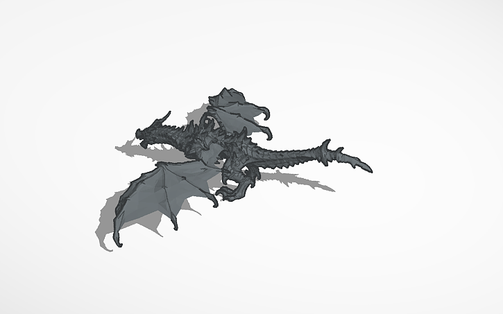 3D design Alduin - Tinkercad