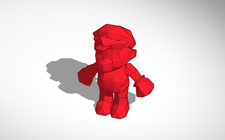 3D design Super Mario 64 | Mario - Tinkercad