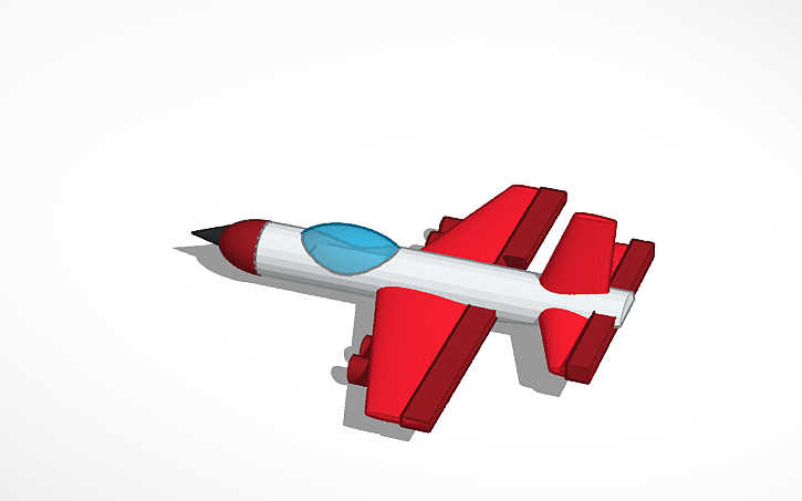 3D design Airplane | Tinkercad