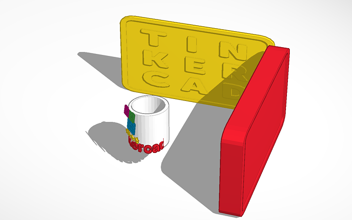3D design tinkercad cup for tinkercad! :) - Tinkercad