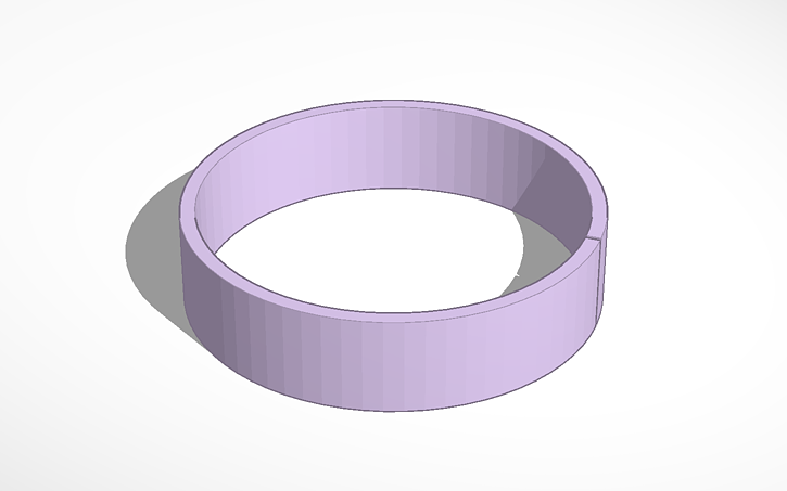 3D design Partial Angle Tube Lens Ring Spacer - Tinkercad