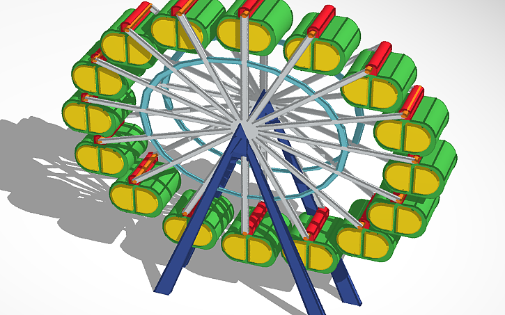 3D design Nimmo's Ferris Wheel - Tinkercad