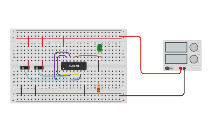 Circuit design OR GATE FROM NAND EDWIN T | Tinkercad