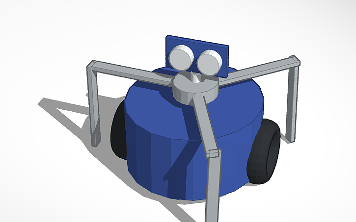 3D design Sumo-Robot - Tinkercad