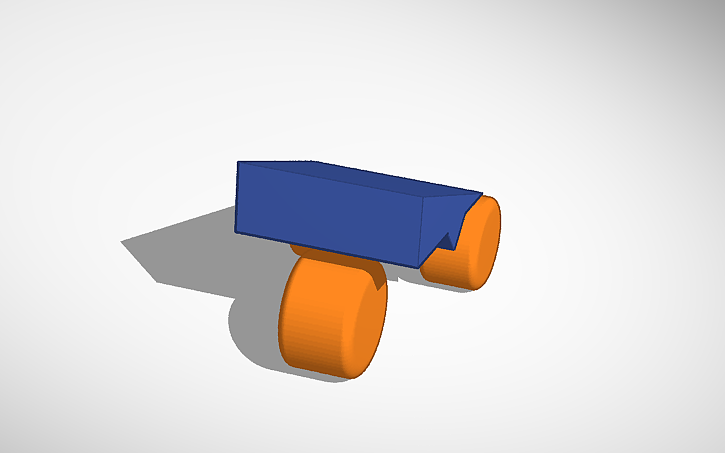 3D design Dangerous 3 wheel car - Tinkercad