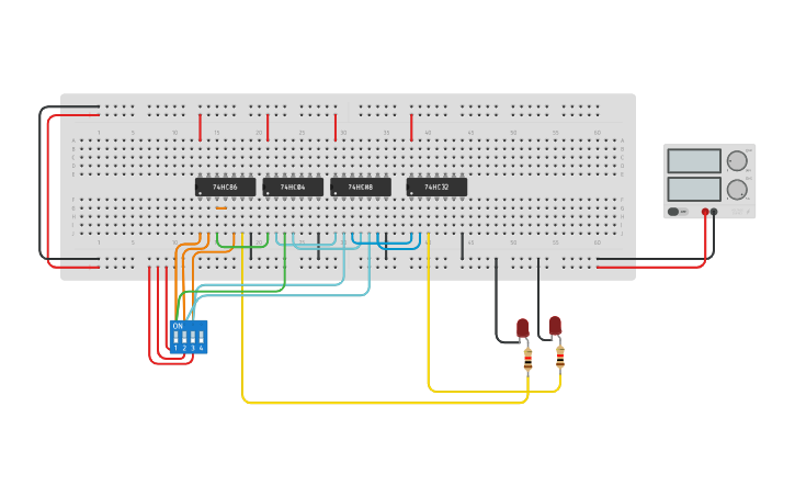 Circuit design Full Subtractor Schematic Diagram - Alulod, Christian M ...