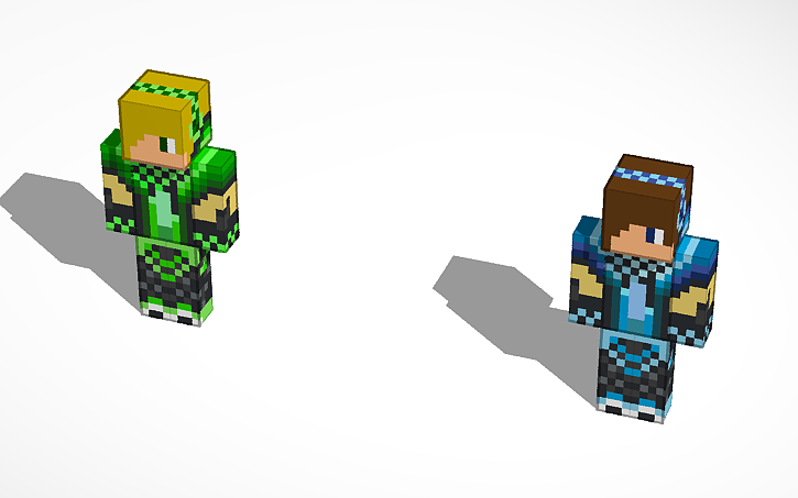 3D design Minecraft Skin - Tinkercad