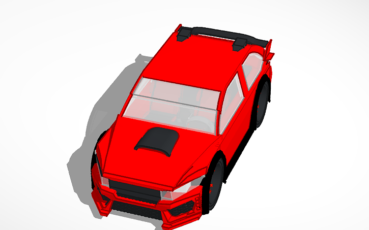 3D design Honda Civic Type R - Tinkercad