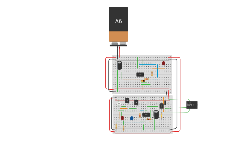 Circuit design sensor de proximidad | Tinkercad Circuit design sensor de proximidad | Tinkercad