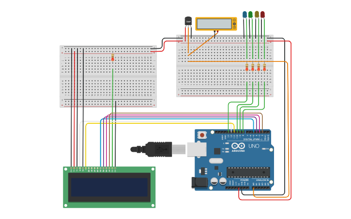 Circuit design Arkadiusz Pilarski | Tinkercad