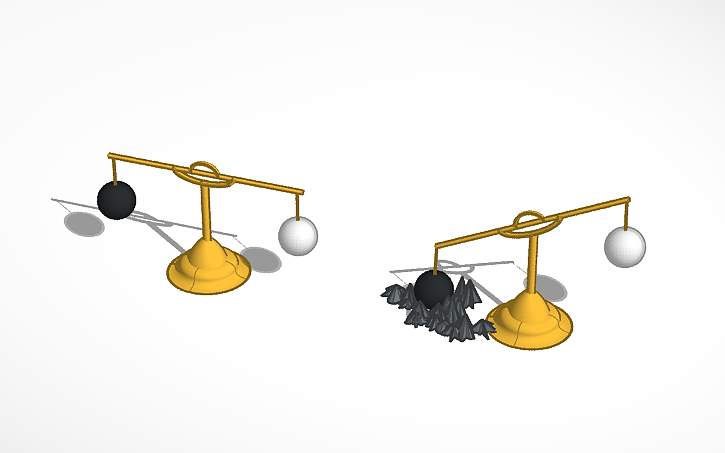 3D design Project 2.5 - Balnced/Imbalanced | Tinkercad