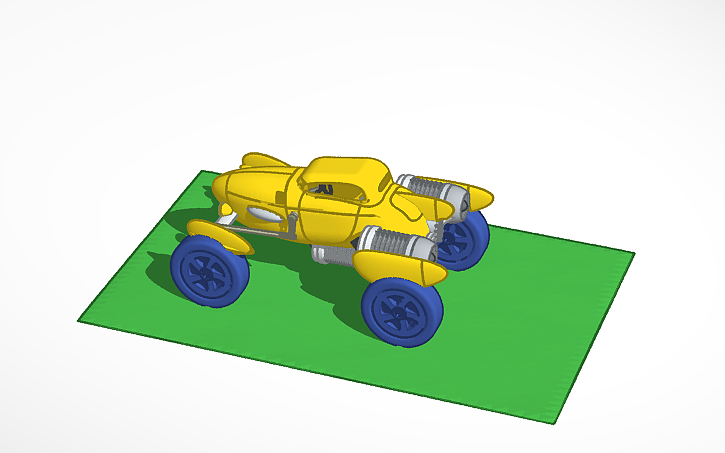 3D design Copy of Hover Hot Rod | Tinkercad