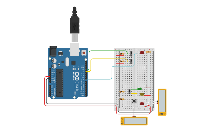 Circuit design C006_portas_logicas_exec | Tinkercad