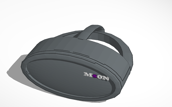 3D design Moon VR headset | Tinkercad