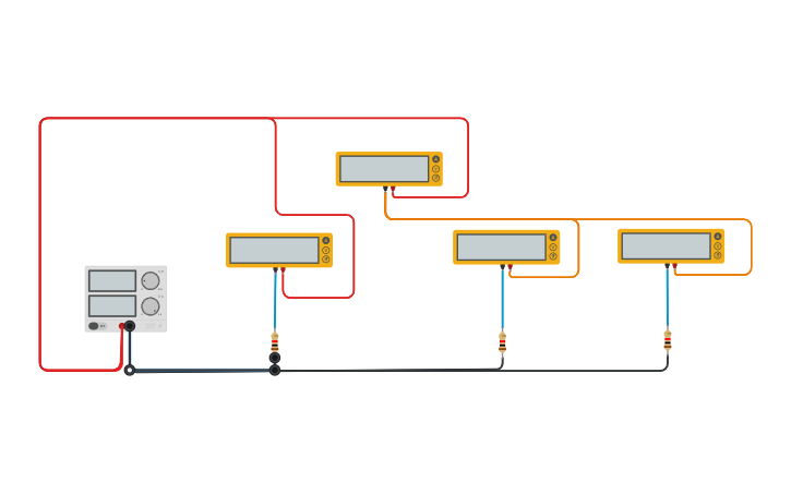 Circuit design Ejemplo de nodos - Clase 2 | Tinkercad