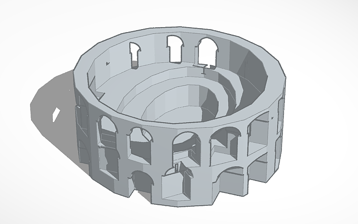 3D design The Colosseum | Tinkercad