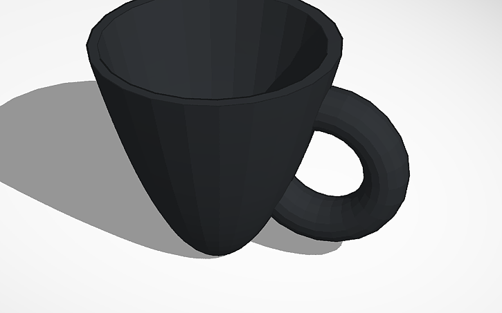 3D design Fincan-Sadece Fincan- - Tinkercad