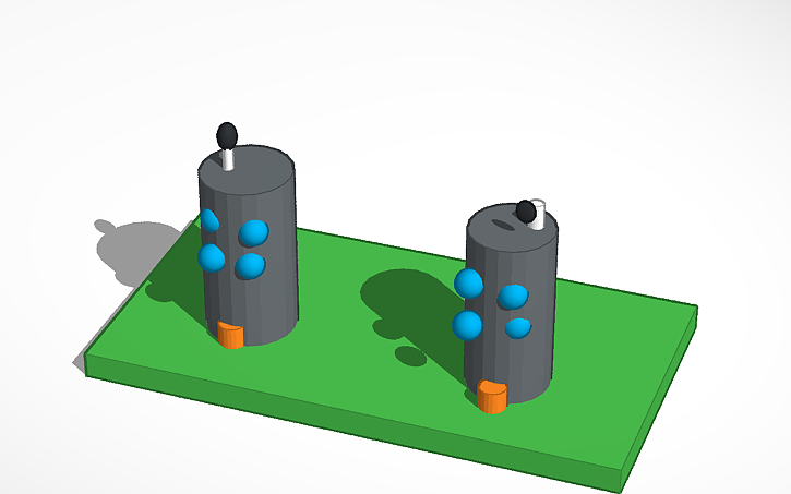 3D design The Twin Towers - Tinkercad