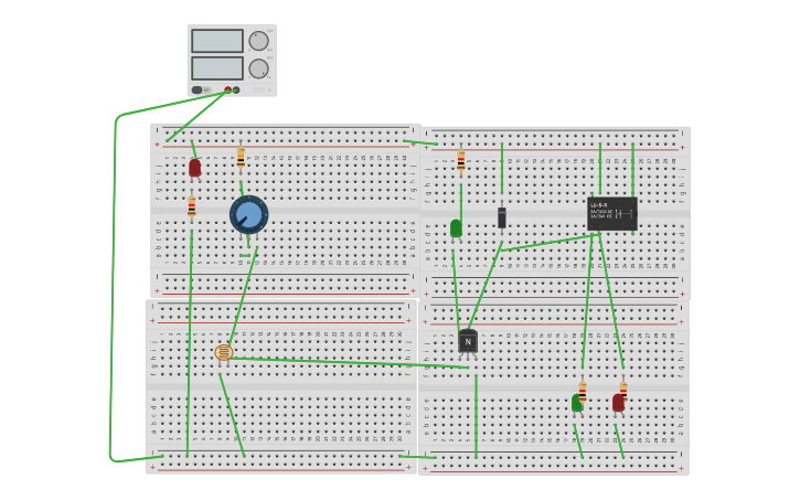 Circuit design Circuito Rele | Tinkercad