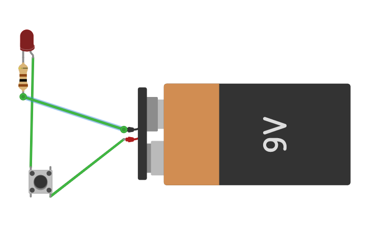Circuit Design Battery Led Tinkercad
