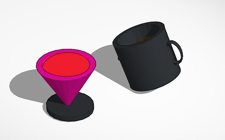 3D design cup - Tinkercad
