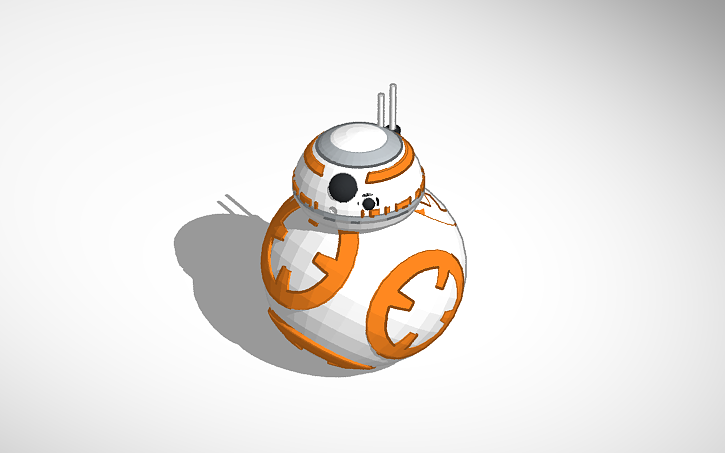 3D design BB8, totally mine :] | Tinkercad