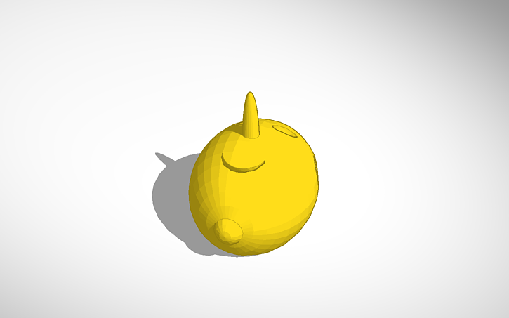 3D design lemon head | Tinkercad