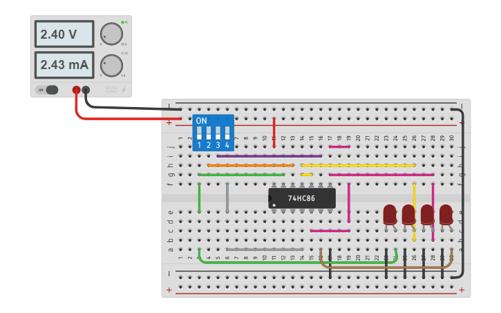 Circuit design Lab 3 Part 1 | Tinkercad