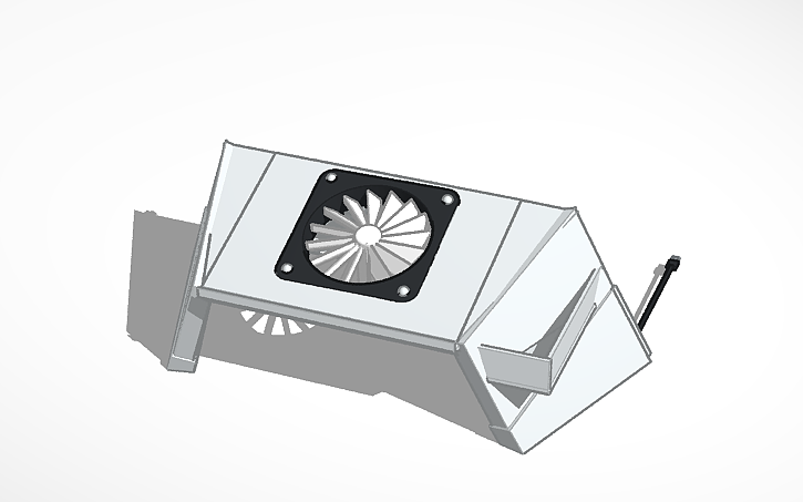3D design Laptop Stand - Tinkercad
