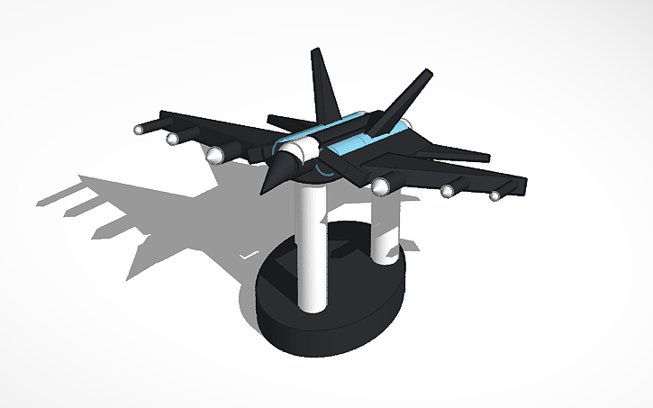 3D design USA Air Force Plane | Tinkercad