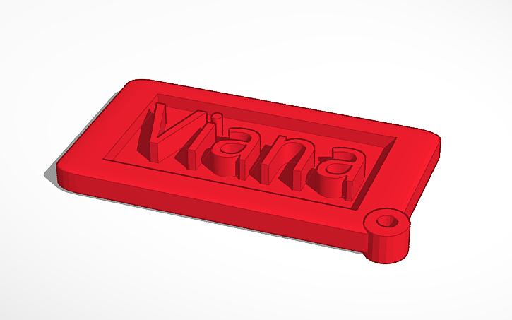 3D design 1B11 Key tag - Tinkercad