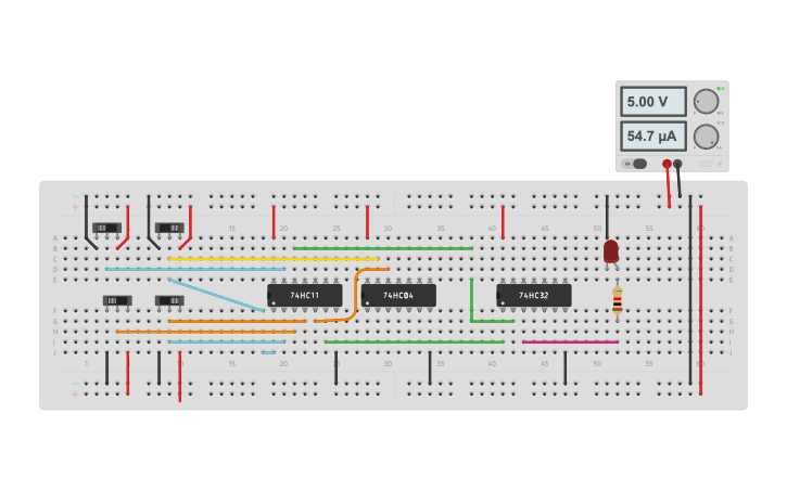 Circuit design problem statement #2 - Tinkercad