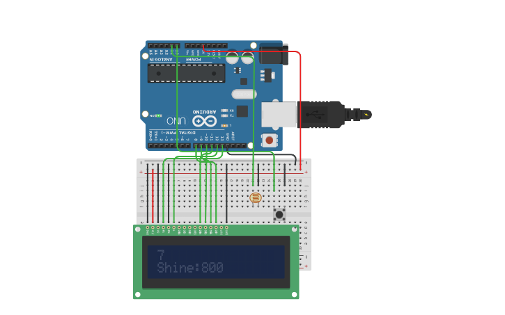 Circuit Design Copy Of Эксперимент 14 Счётчик нажатий №2 Tinkercad