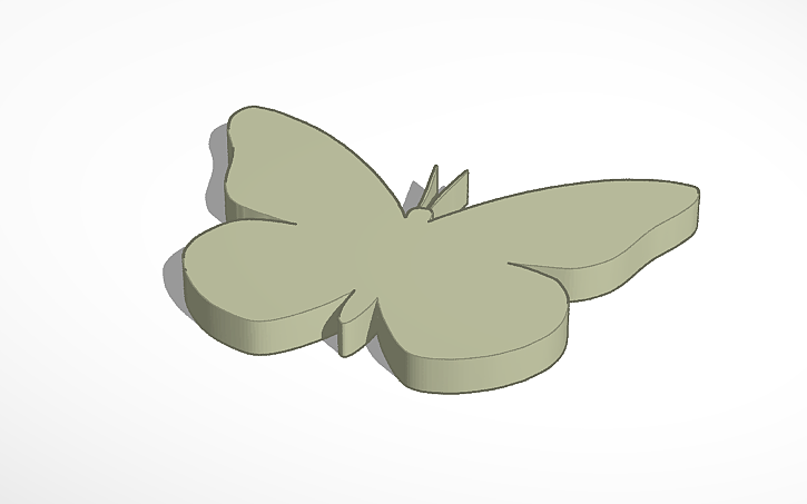 3D design Butterfly | Tinkercad