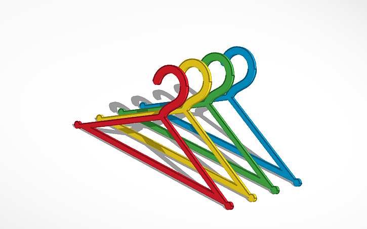 3D design HANGER - Tinkercad