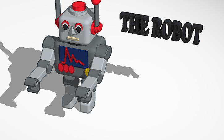 3D design THE ROBOT - Tinkercad