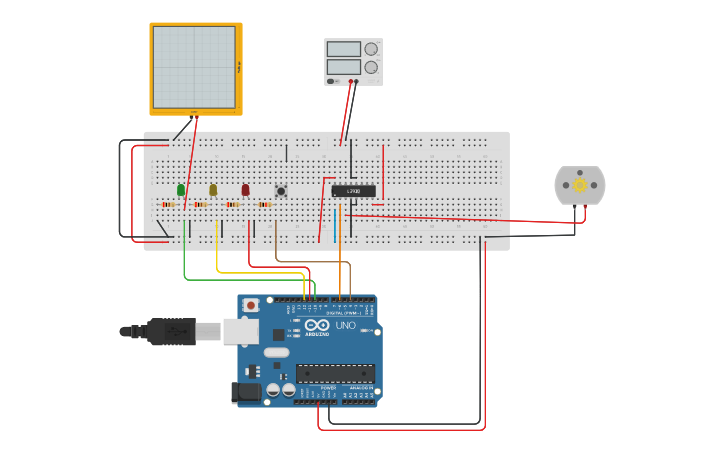 Circuit design u3 - Tinkercad