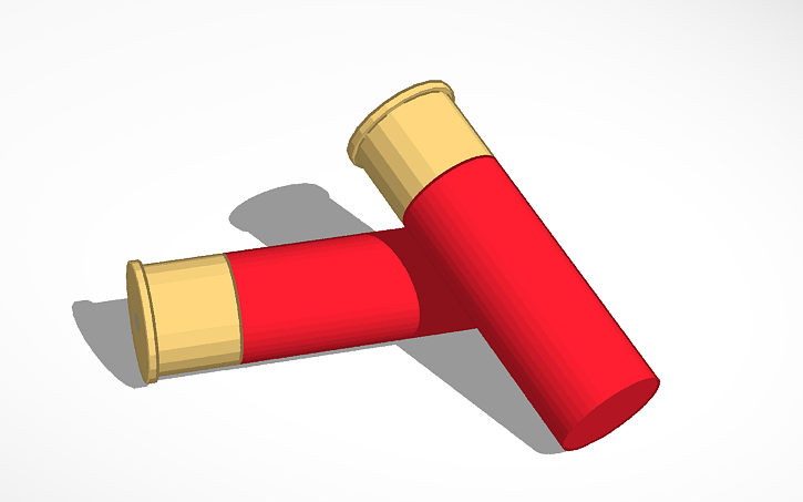3D design Shotgun Shells / Shotgun Ammunition - Tinkercad