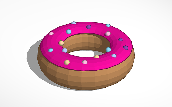 3D design Doughnut 5 | Tinkercad