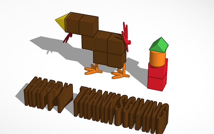 3D design #thanksgiving - Tinkercad