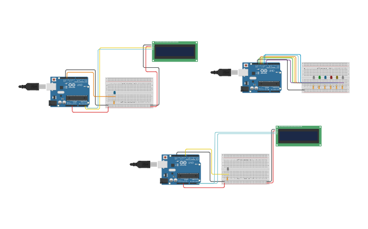 Circuit design Circuitos de arduino - Tinkercad