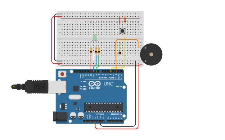 Circuit design Copy of Simple Pomodoro Timer | Tinkercad Circuit design Copy of Simple Pomodoro Timer | Tinkercad