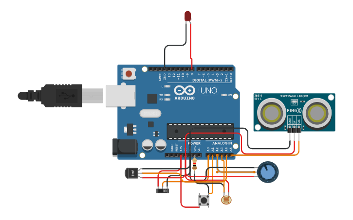 Circuit design Inputs Demo | Tinkercad