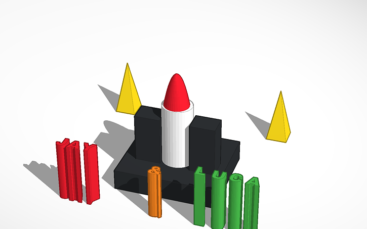 3D design the LJ nuke launcher - Tinkercad