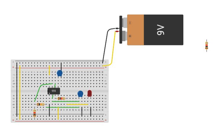 Circuit Design Led Blinking Tinkercad